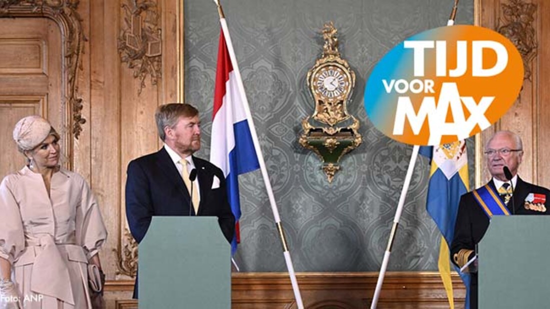 Tijd voor MAX - Koning en koningin op staatsbezoek in zweden - MAX Vandaag
